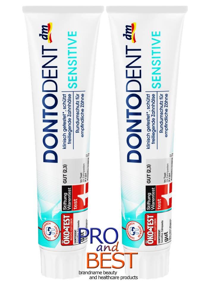 2ชิ้น ยาสีฟัน DONTODENT Sensitive 125 มล (จากเยอรมัน) | Lazada.co.th