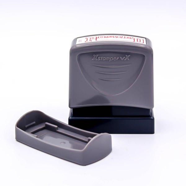 Xstamper Pre-Inked Rubber Stamper "POSTED" Fast Drying and Waterproof. Red - Master Office ...