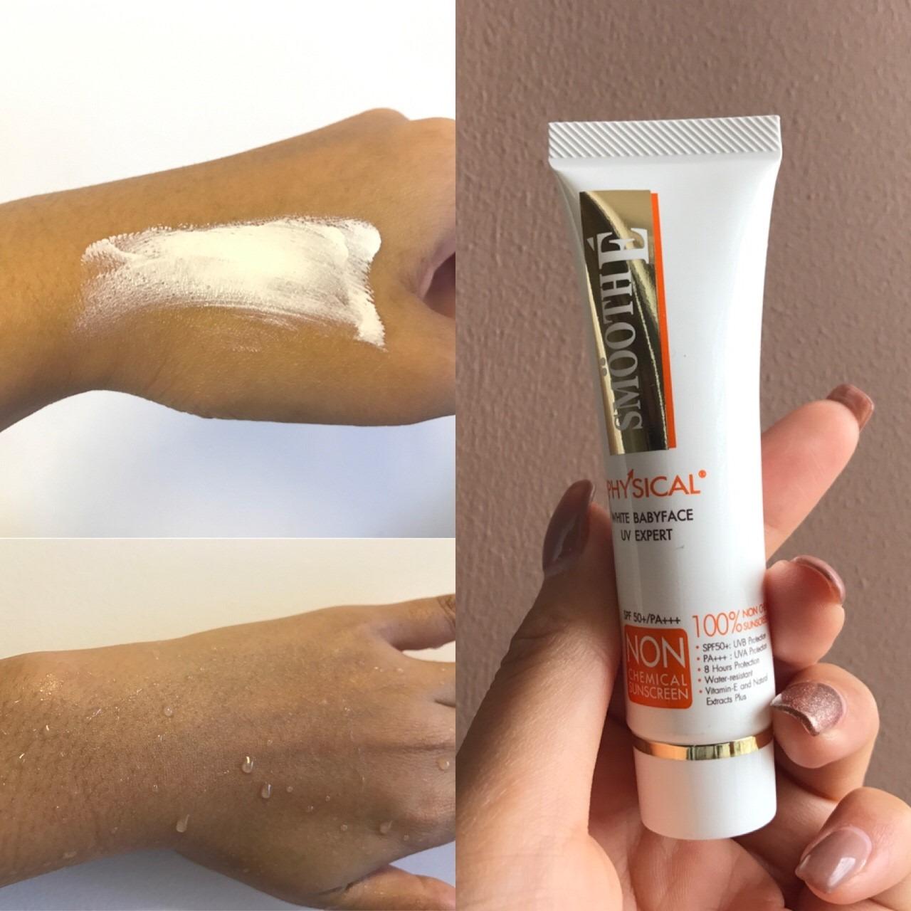 ซื้อที่ไหน Smooth E Physical Sunscreen 15g SPF50 สมูทอี ฟิซิคอล ไวท์ เบ ...