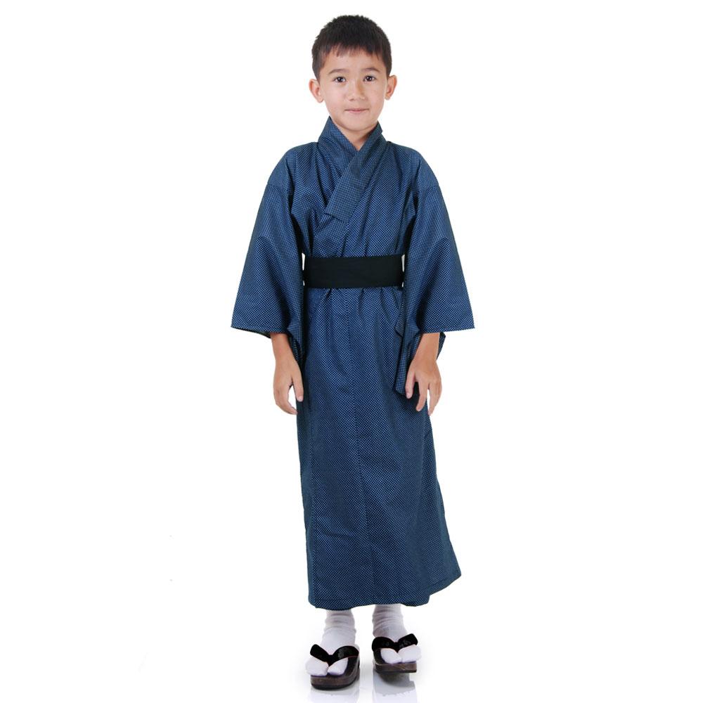 Japanese Yukata for Boys (Dark blue) - Princess of Asia - ThaiPick