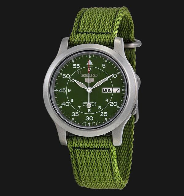 รีวิว Seiko 5 Military Automatic รุ่น SNK805K2 นาฬิกาข้อมือผู้ชาย สาย ...