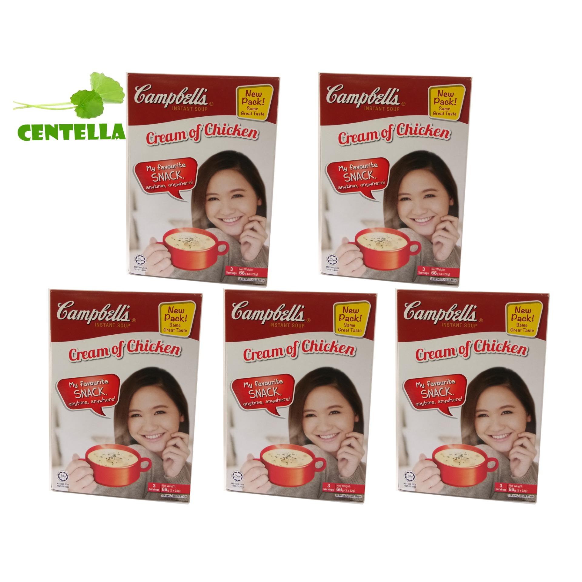 Campbell's แคมเบลล์ ครีมเห็ดกึ่งสำเร็จรูป 63.3 กรัม x 2 ซอง - LungShopz ...