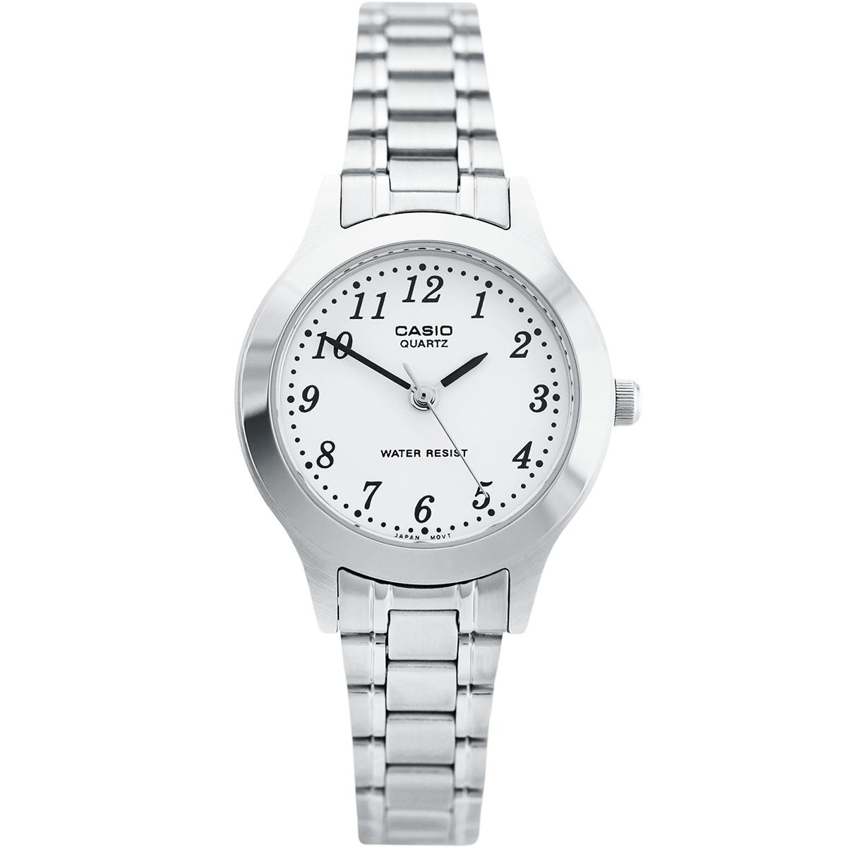 Casio นาฬิกาข้อมือผู้หญิง สายสแตนเลส รุ่น LTP-1128 ของแท้ประกันศูนย์ ...