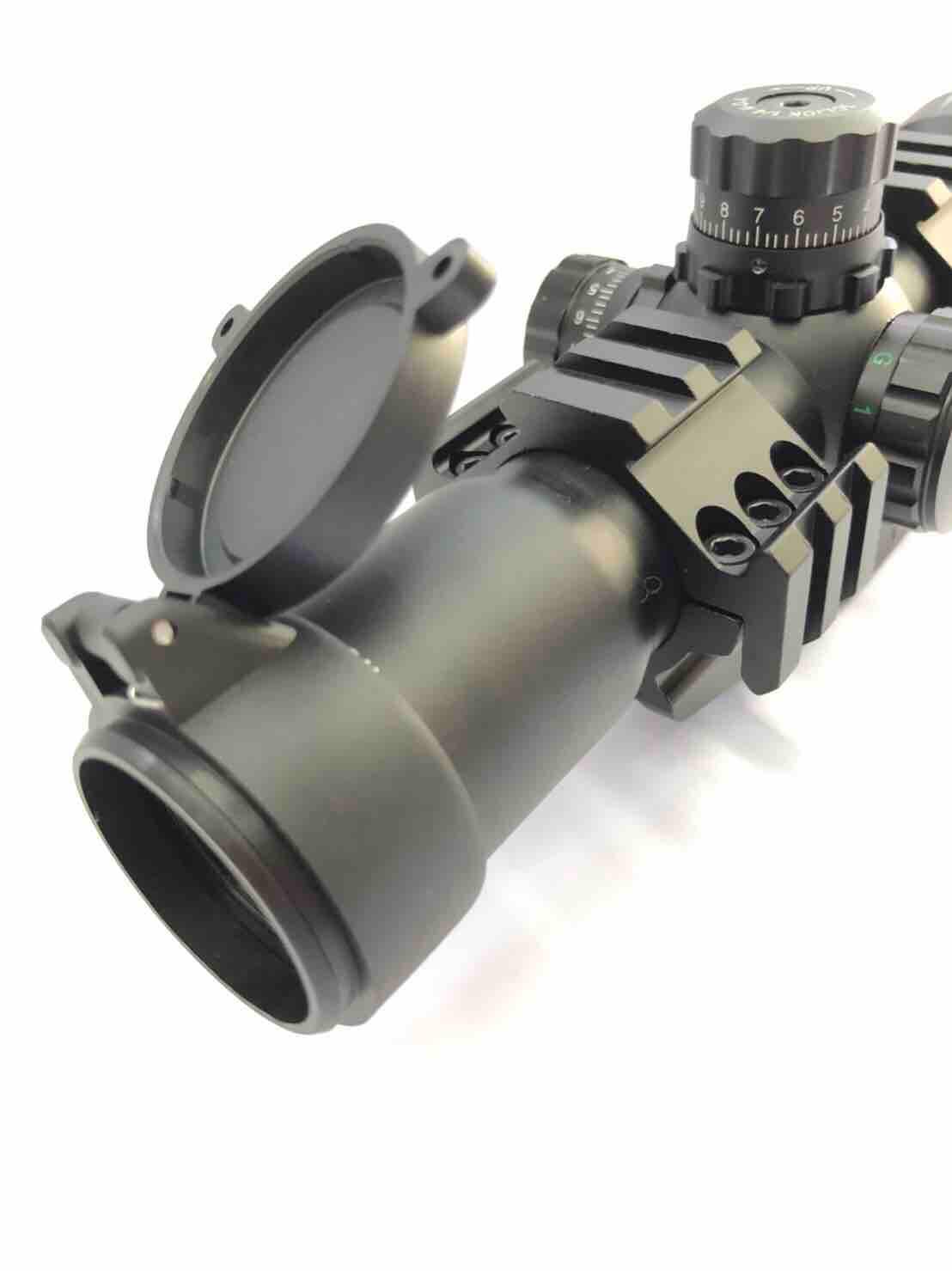 สโคป 1.5-4x30 Dual illuminated CQB Scope กล้องเล็งไว Scope Optical 1.5 ...