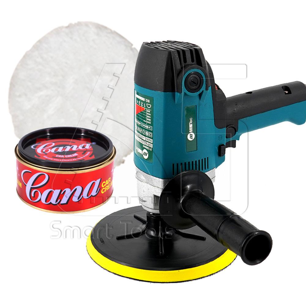 แพ็คคู่สุดคุ้ม!! MillTec เครื่องขัดสีรถยนต์ ขนาด 7 นิ้ว 900W ปรับรอบได้ 5 ระดับ ฟรี! แป้นขัดและ ...