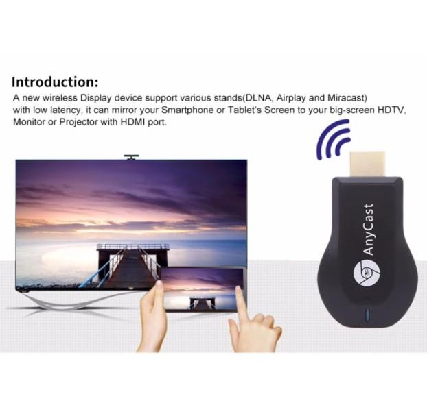 AnyCast M4 Plus รองรับ iOS 11 Wireless WiFi Display Receiver Dongle ...