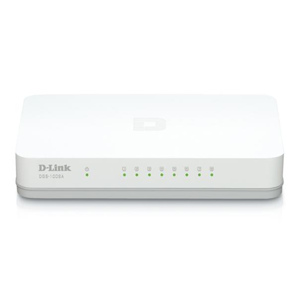 D-Link 8 Port Gigabit Switch 10/100/1000 DGS-1008A (White) - MYCOM ...