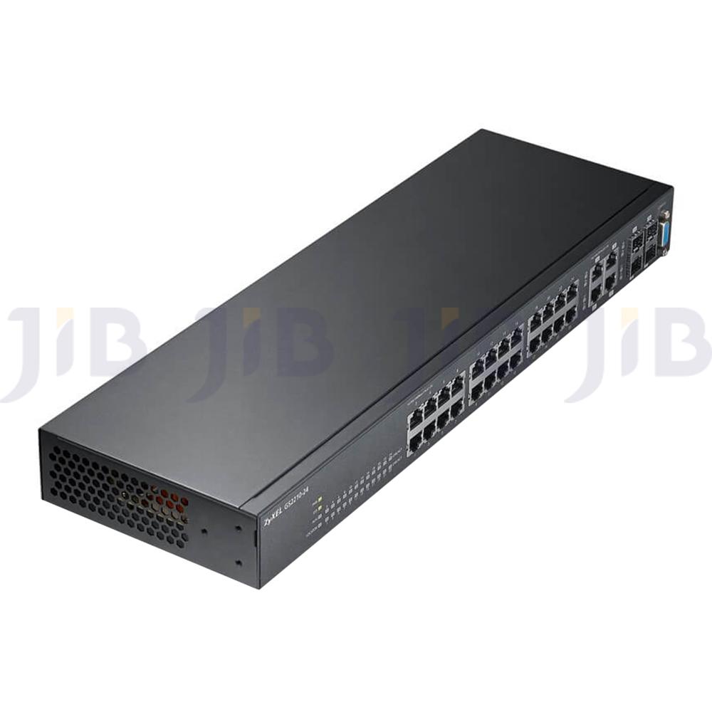 JIB SWITCH (สวิตซ์) ZYXEL 24 PORTS GS2210-24 GIGABIT PORT L2 MANAGED ...
