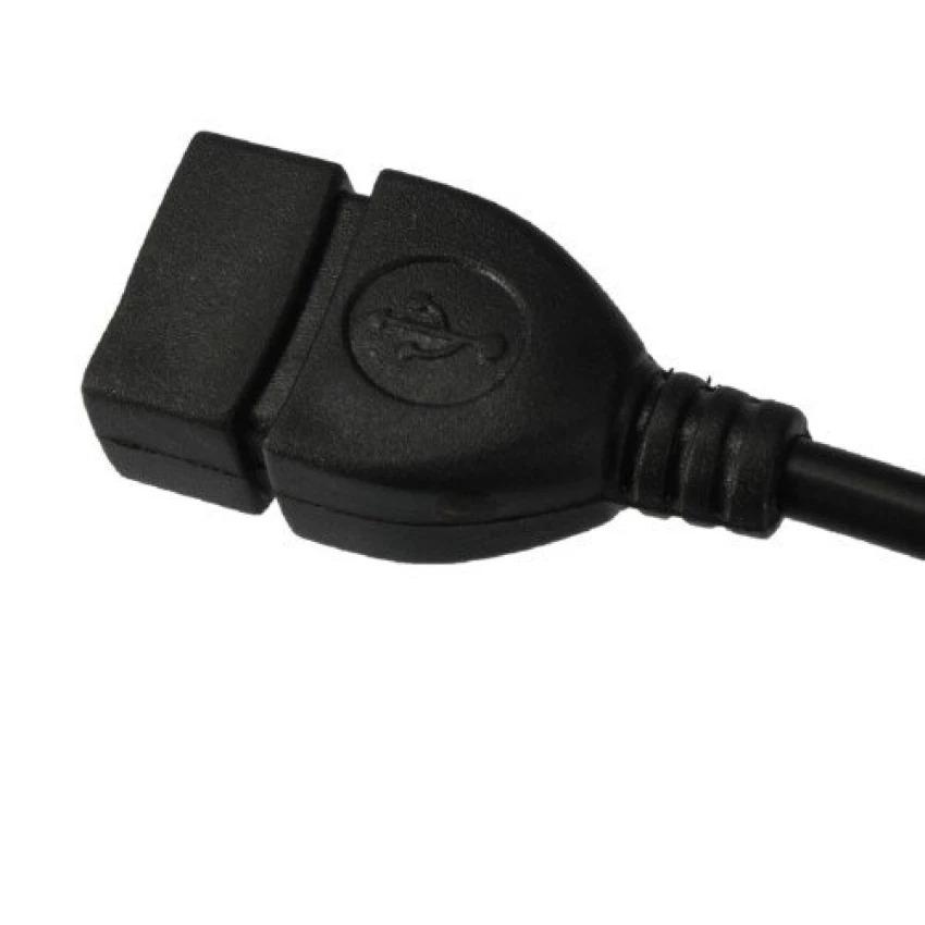 14m Mini USB B Male to USB 2.0 A Female Host OTG Adapter Extension ...