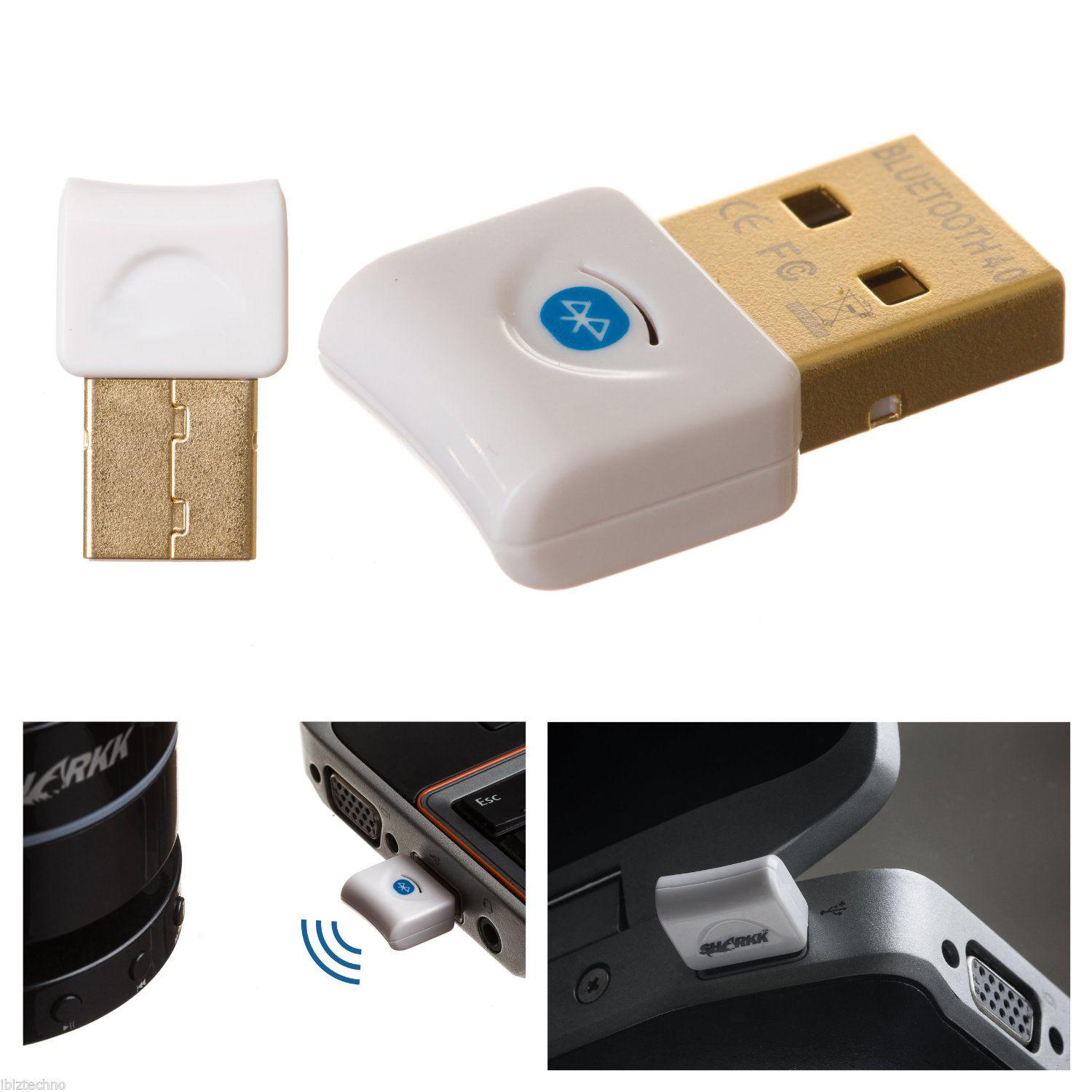 USB Bluetooth V4.0 CSR Wireless Dongle Adapter for Windows 7 8 10 PC ...