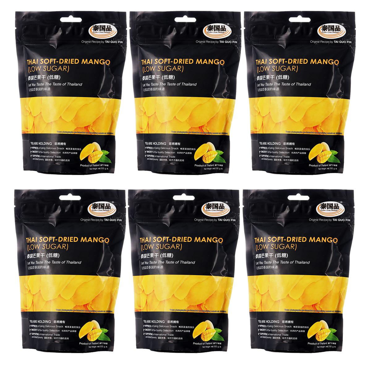 (ยกลัง 24 ถุง) ไท่ กั๋ว ผิ่น มะม่วงไทยซอล์ฟดราย คุณภาพพรีเมี่ยม (สูตร ...