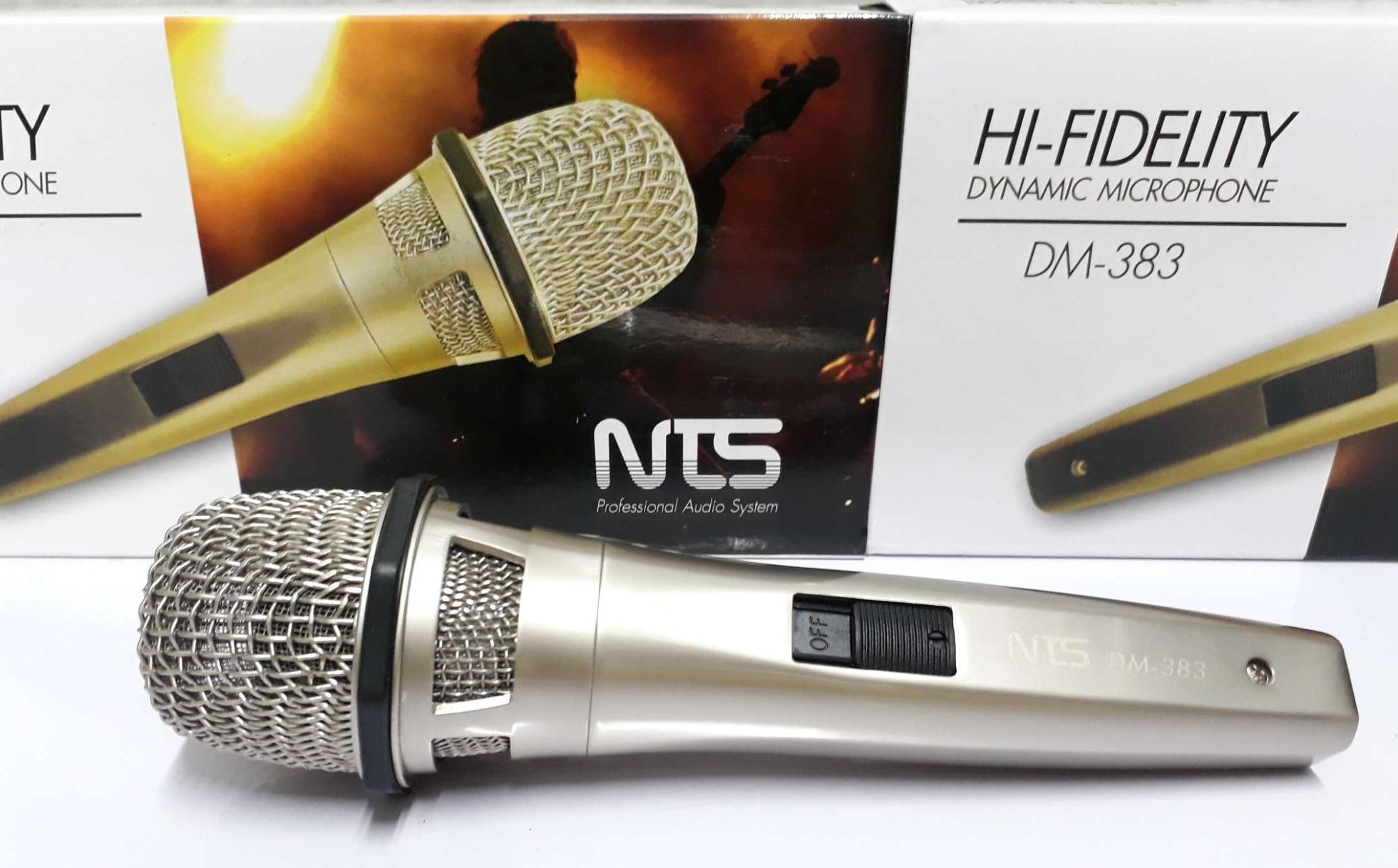 ส่งฟรี NTS-DM-383 ไดนามิกไมโครโฟน พร้อมสายยาว 5 เมตร | Lazada.co.th