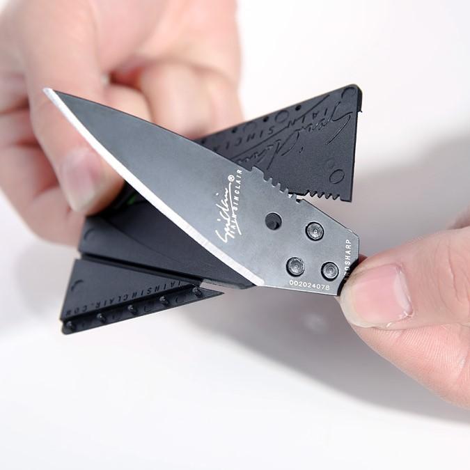 Knife Credit Card มีดพับบัตรเครดิต Knife มีดสั้น มีดปา มีดนามบัตร Card ...