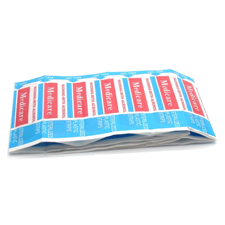 พลาสเตอร์ยา ปิดแผล Medicare จำนวน 100 แผ่น มีตัวยา Acrinol กันน้ำกัน ...