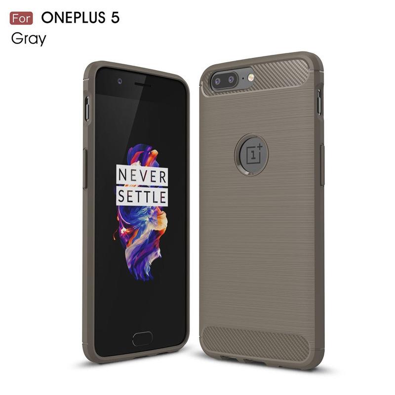 OnePlus 5 PU Bumper Case (Gray) - AngelOne-Mobile - ThaiPick