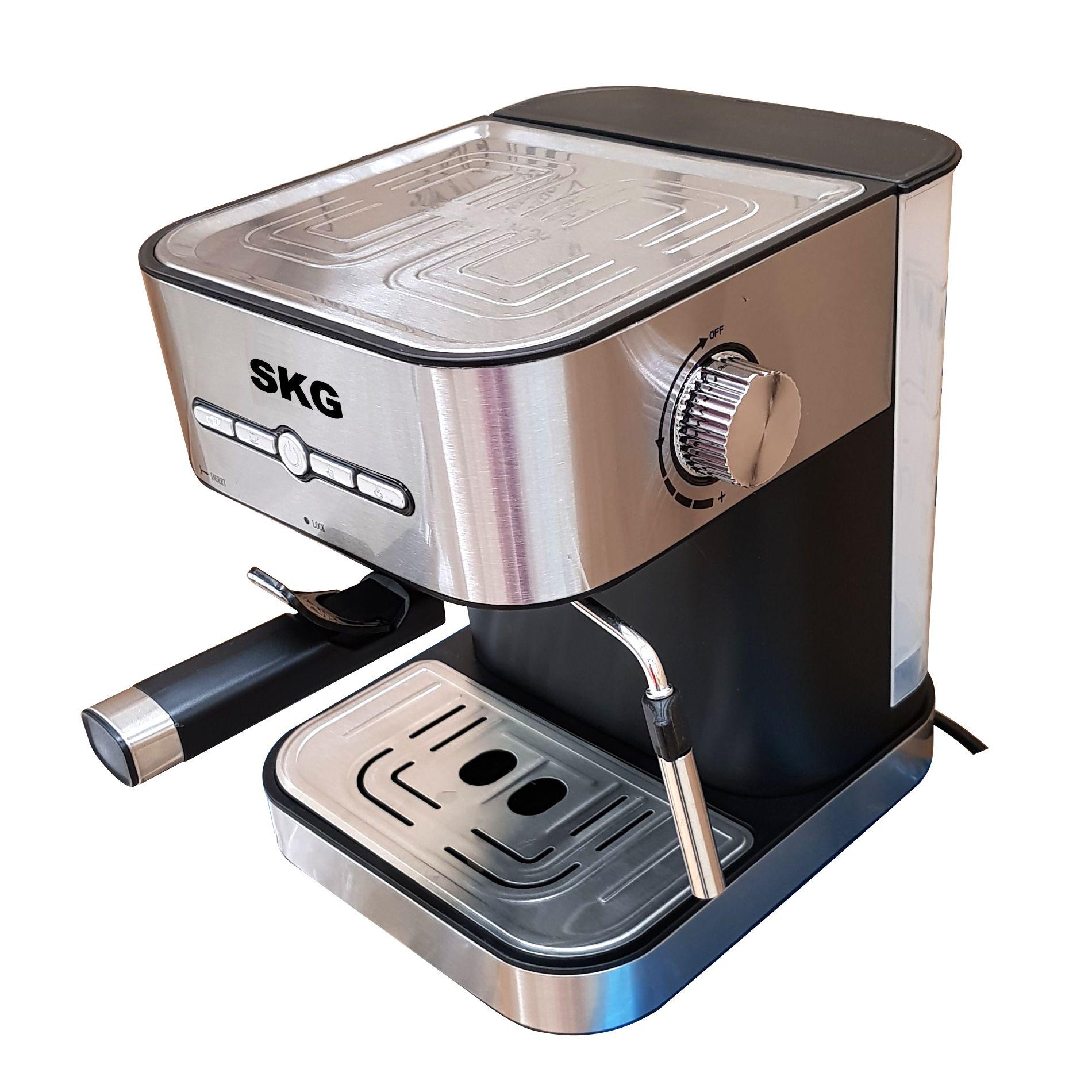 เครื่องชงกาแฟสด 1050W 1.6ลิตร รุ่น SK-1203 สีเงิน , เครื่องชงกาแฟ เครื่องทำกาแฟ เครื่องกาแฟสด ...