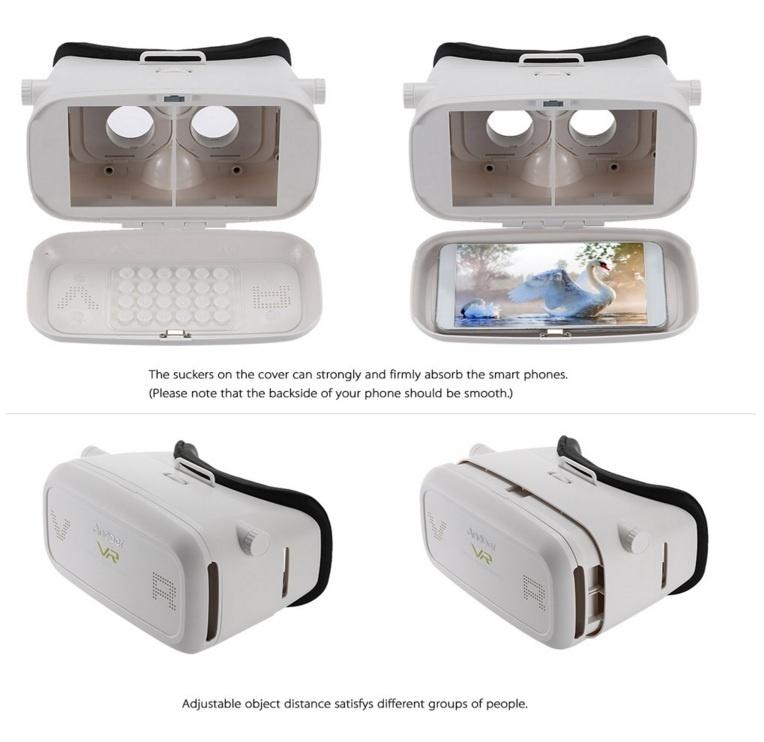VR VIRTUAL REALITY GLASSES shinecon cardboard 3D - Sound about and ...