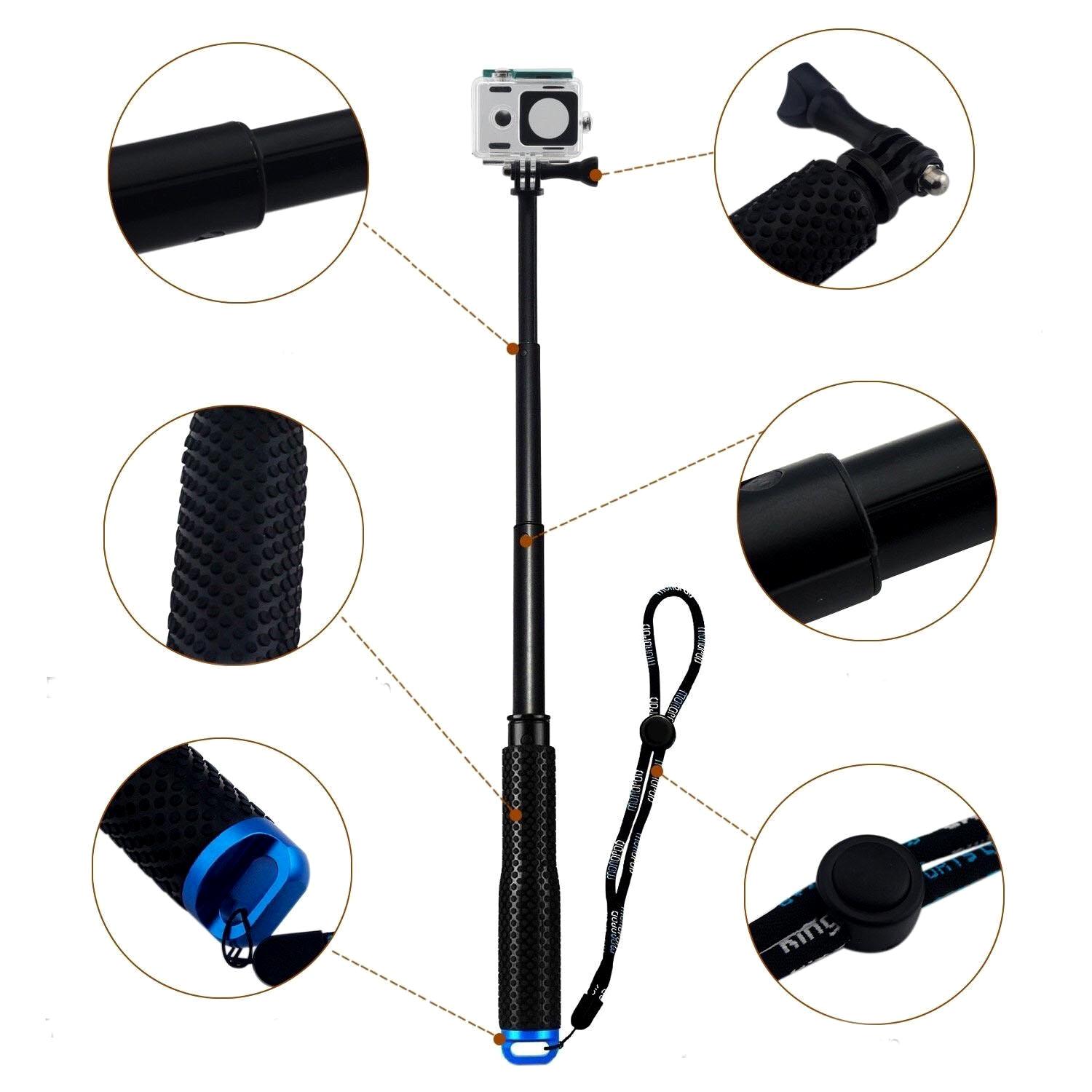 36 inch94cm GoPro Selfie stick Handheld Monopod GoEasy Plus GoPro ...