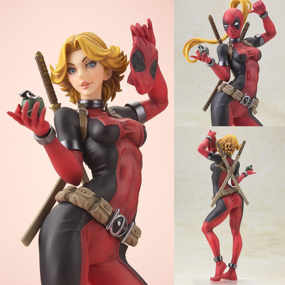 Model โมเดล Figure ฟิกเกอร์ Lady Deadpool เลดี้ เดดพูล Wanda Wilson แวน ...