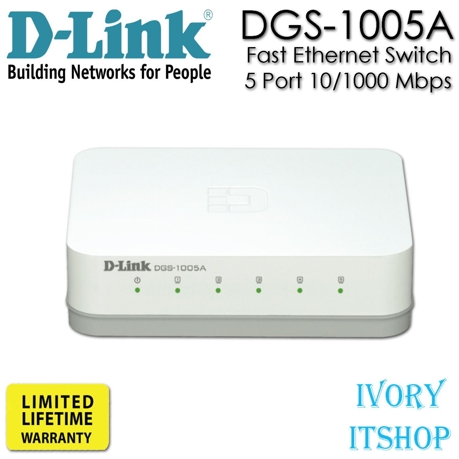 D-Link DGS-1005A Gigabit Switch 5 Port 10/1000 Mbps/ivoryitshop ...