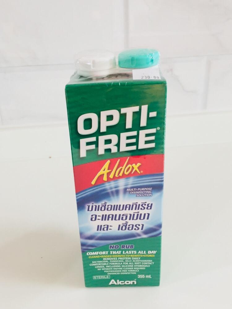 Alcon Opti-Free Aldox น้ำยาแช่คอนแทคเลนส์ 355ml. - HANS - ThaiPick