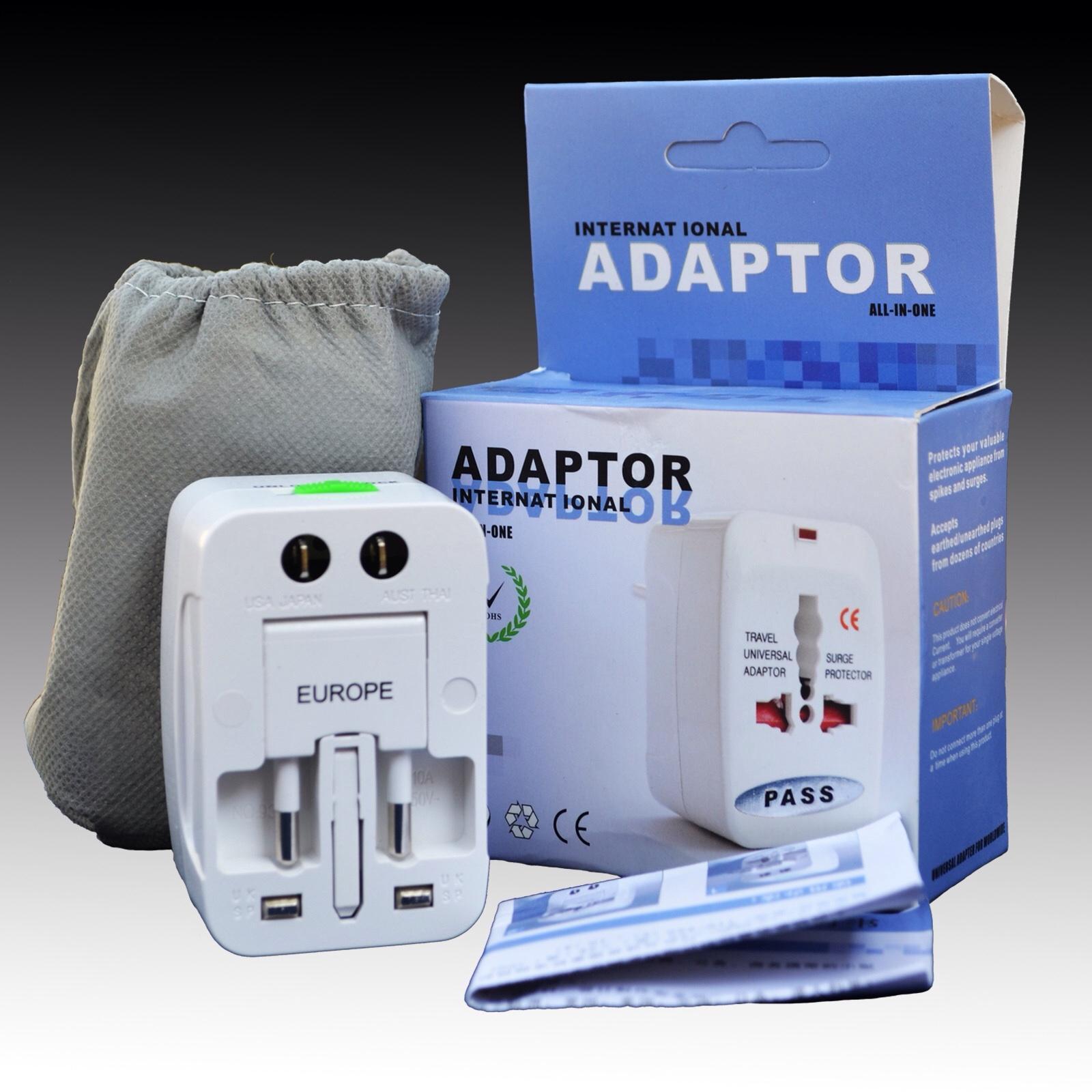 Universal Plug Travel Adapter หัวปลั๊กไฟ ใช้ได้ทั่วโลก เหมาะกับ ผู้ที่ ...