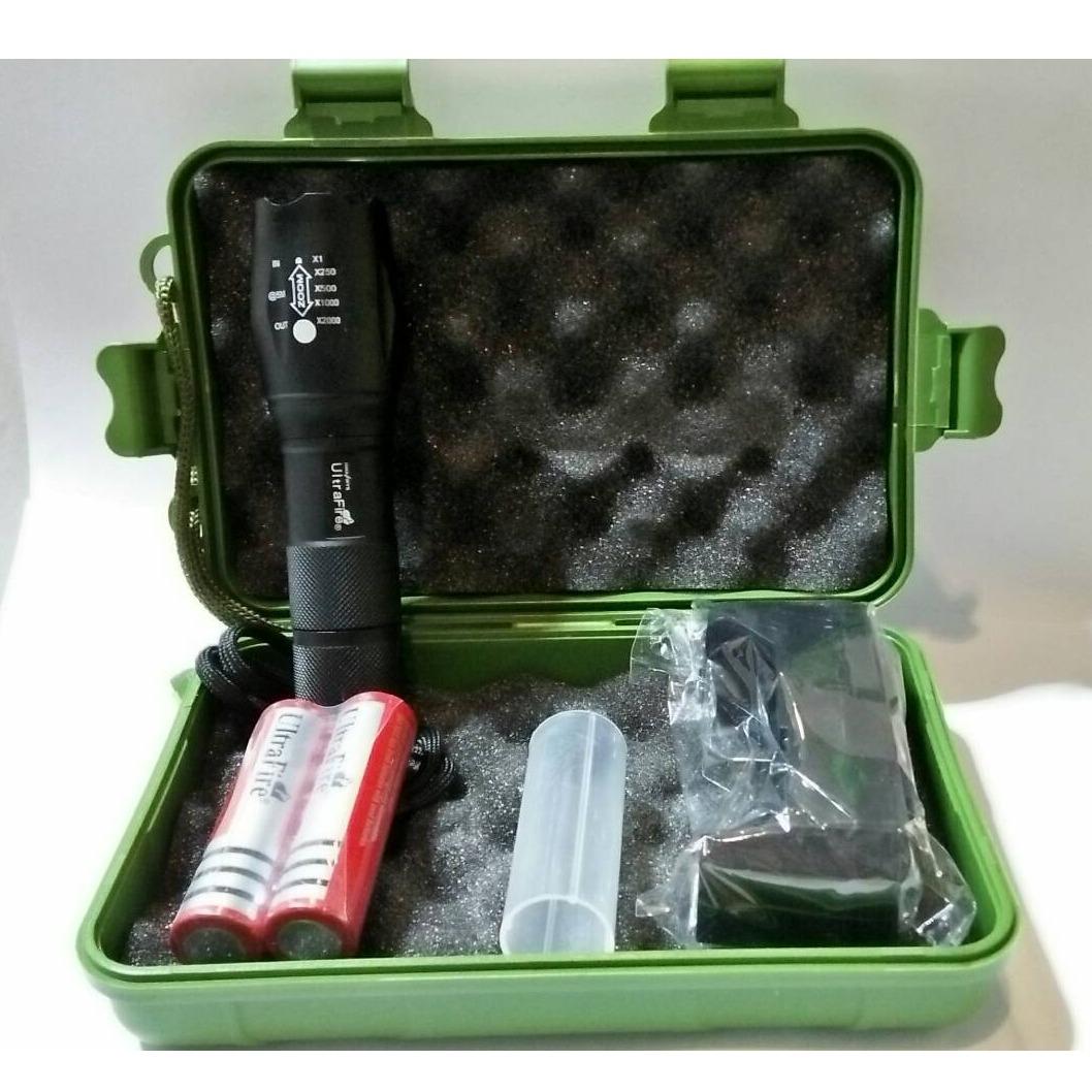 Turbo Light Ultrafire 2200Lm CREE XML T6 LED Zoomable Flashlight Torch ...