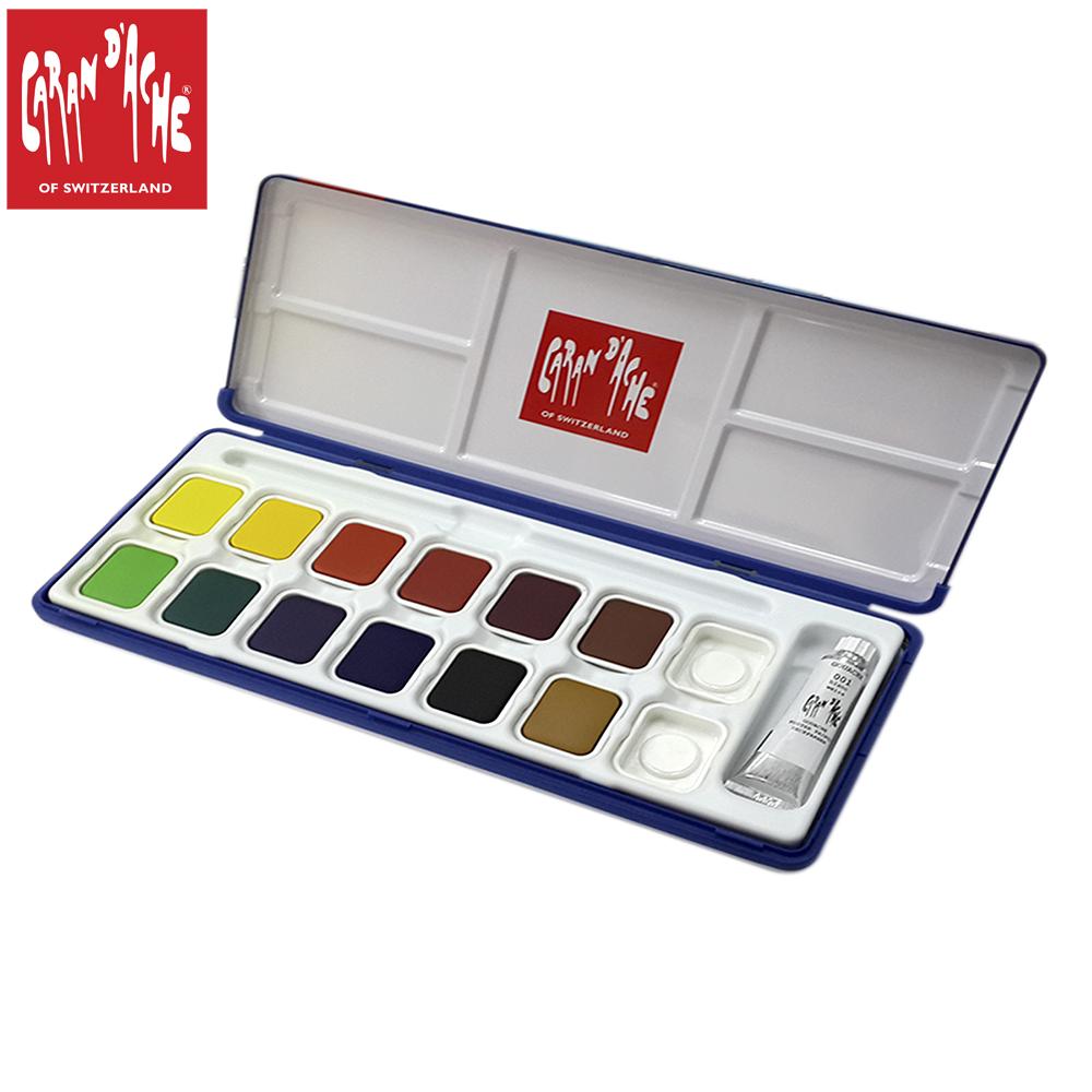 GOUACHE STUDIO – ASSORTMENT OF 13 COLOUR TABLETS 1000.413 - HHK - ThaiPick