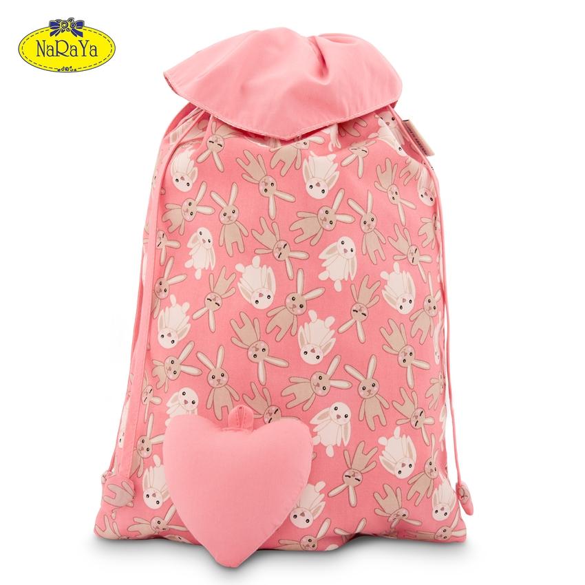 ถุงใส่รองเท้า Bunny Printed with Couple Hearts Patchwork - Naraya ...