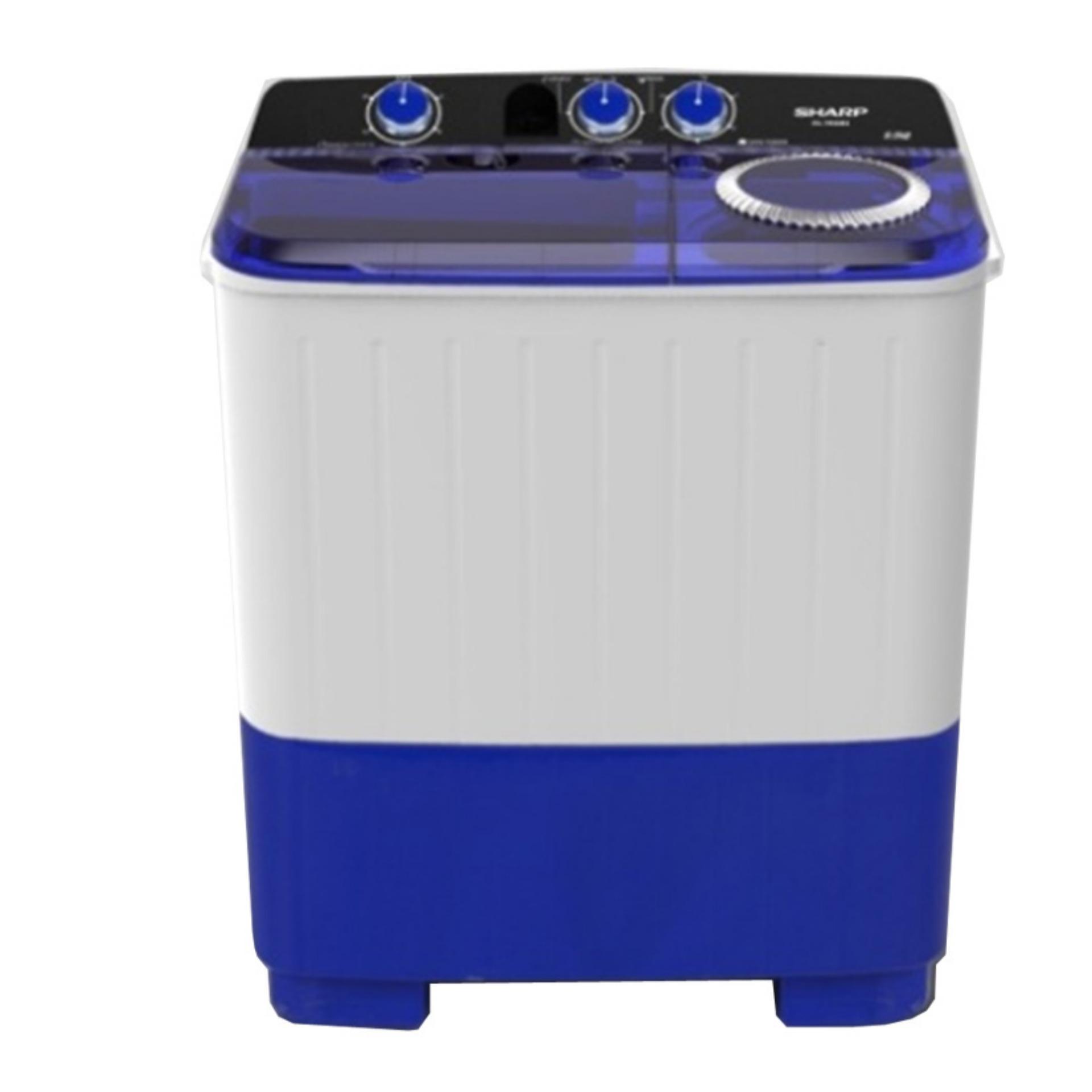 SHARP เครื่องซักผ้ากึ่งอัตโนมัติ 2 ถัง ความจุ 10 กก.รุ่น ES-TW100-BL รับประกัน 10ปี CS HOME - C ...