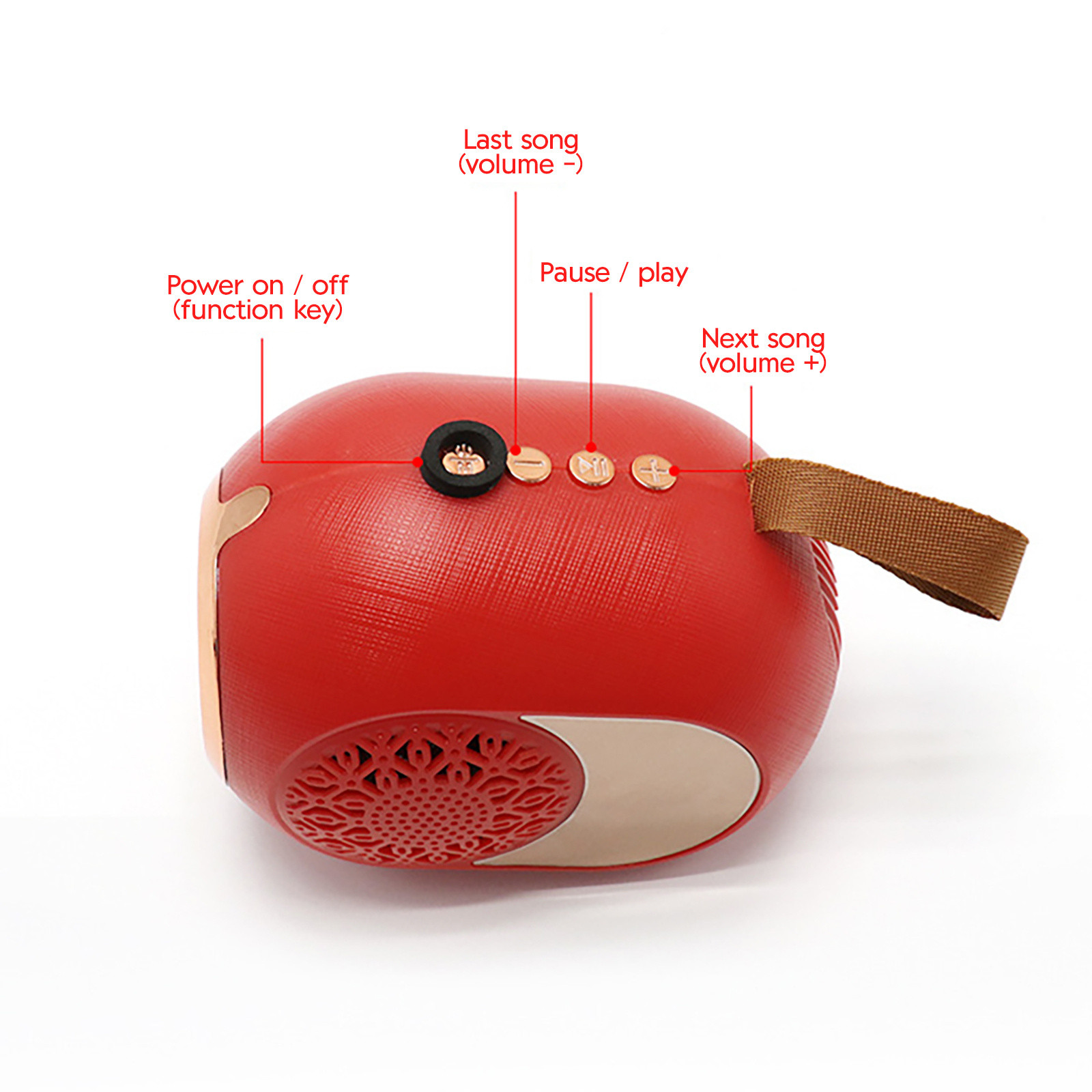 s Bluetooth Speaker Portable Mini Card Audio Colorful Light Speaker 360 ...