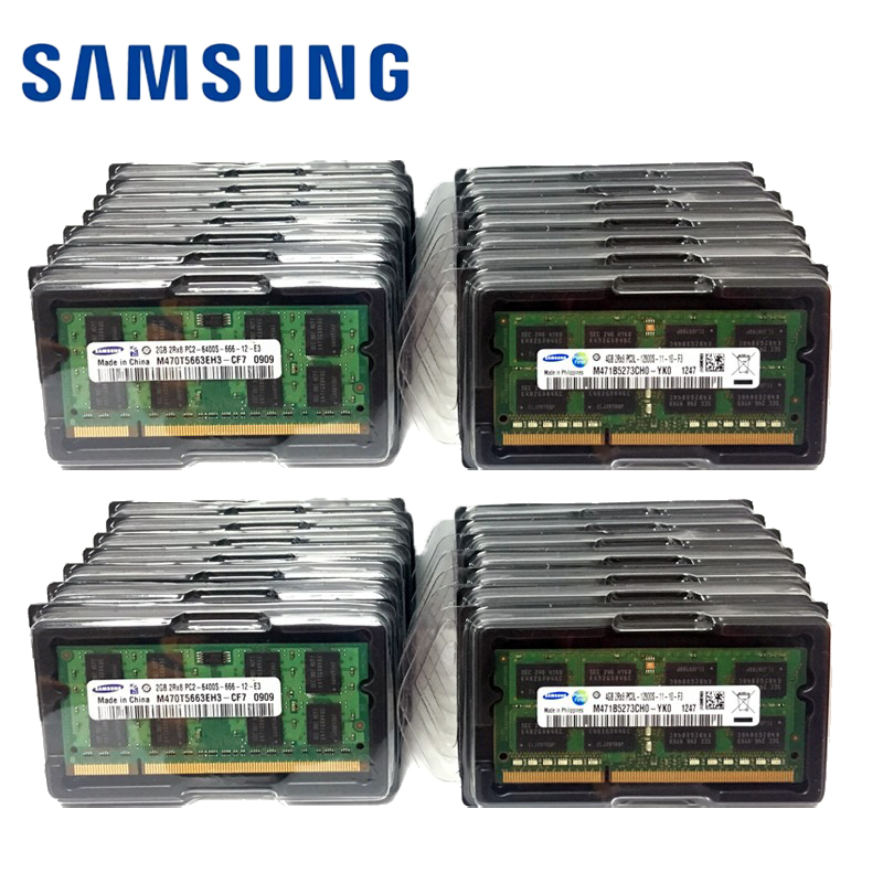 ซัมซุง RAM DDR3 4GB 8GB 1600MHz 1333MHz หน่วยความจำโน๊ตบุ๊ค RAM SODIMM ...