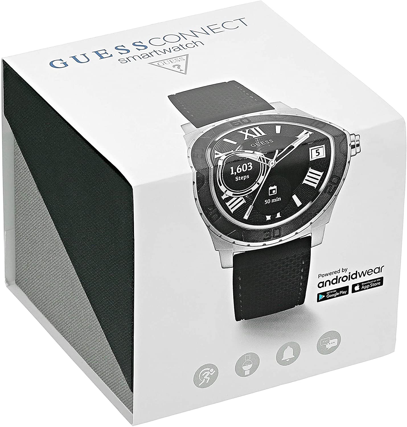 Fashion GUESS Men's Fashion Stainless Steel Android Wear Touch Screen ...