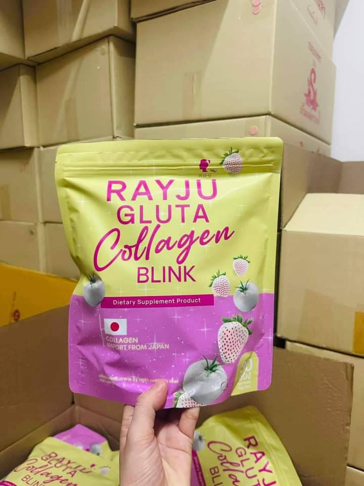 น้ำชงเรยา RAYJU GLUTA COLLAGEN BLINK บรรจุ 30 ซอง - Navapon Shop - ThaiPick