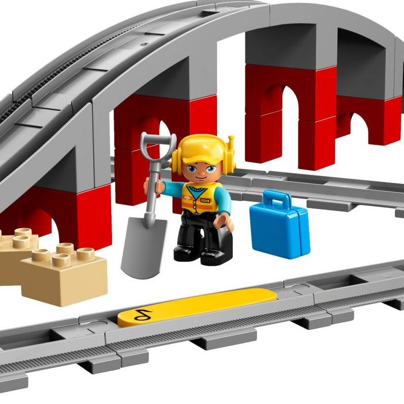 Genuine spot LEGO Duplo Depot large particles 10872 train bridge and ...