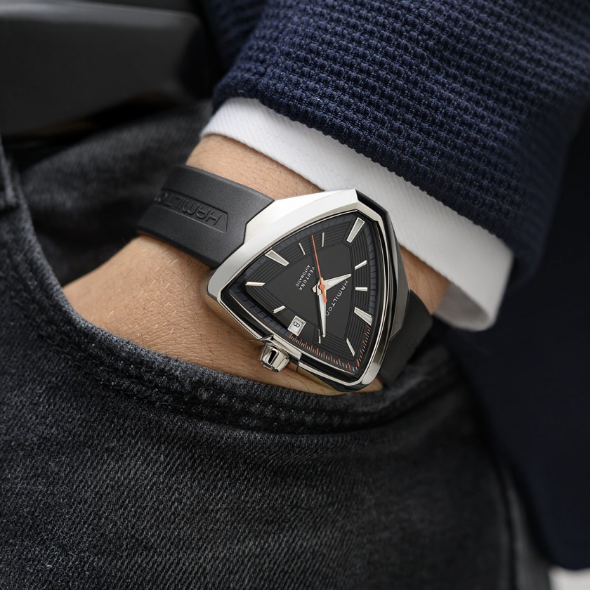 Hamilton JAZZMASTER SMALL SECOND AUTO นาฬิกาสำหรับผู้ชาย H38655515 ...