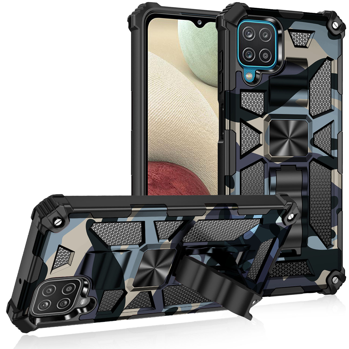Samsung Galaxy A12 / Galaxy M12 / Galaxy F12 Case ,RUILEAN Military ...