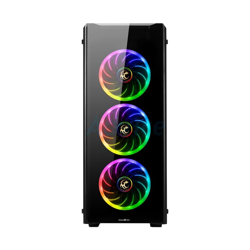 ATX Case NP Tsunami Unlimited 3D Dual Ring Plus RGB Black - Ragnar ...