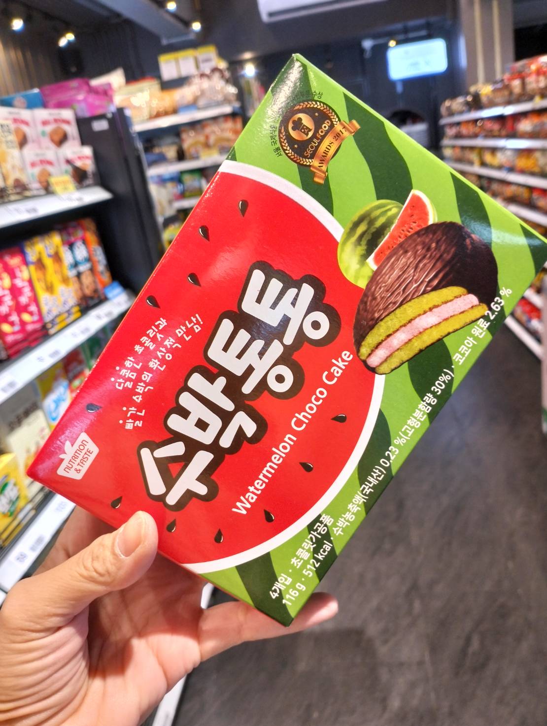 Choco Pie Chocopie Watermelon ช๊อคโก้พายรสแตงโม 116 กรัม - Soul Korea ...
