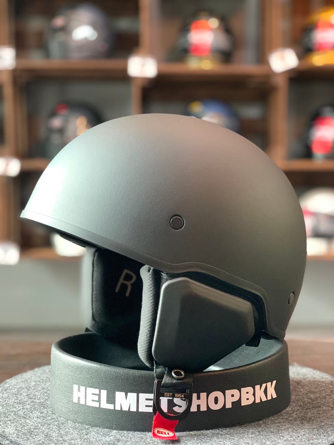 หมวกกันน็อคเปิดหน้า BELL RECON ASPHALT MATTE BLACK | Lazada.co.th