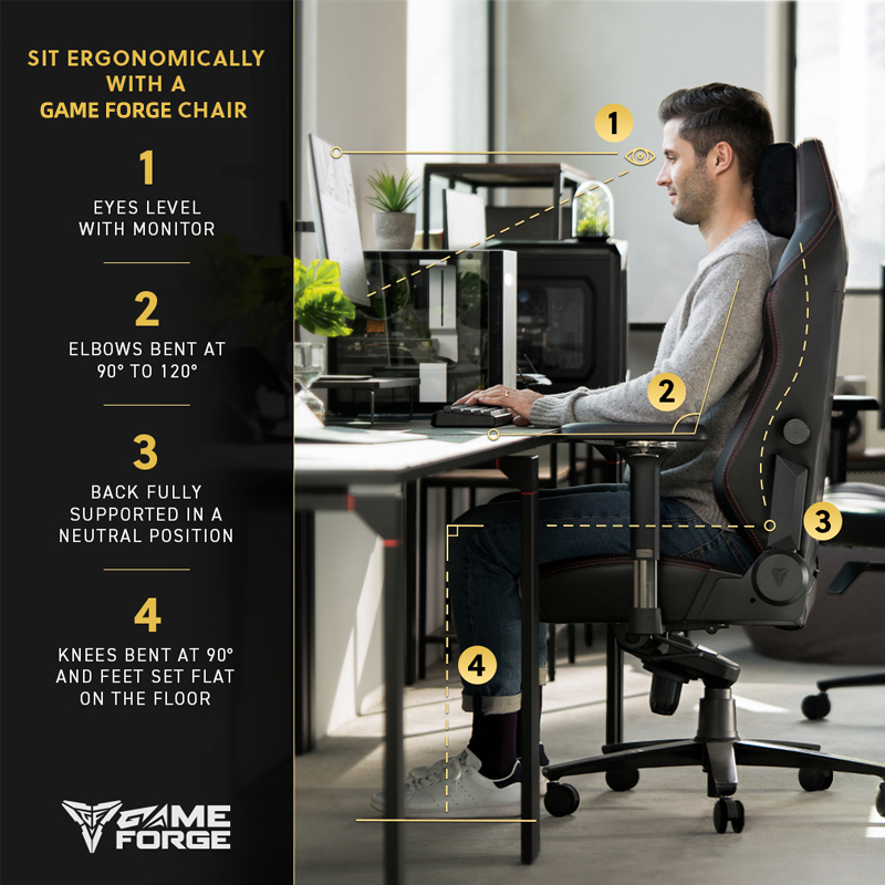 GAMEFORGE Battle-AXE Gaming Chair เก้าอี้เกมมิ่ง สำหรับนั่งเล่นเกม ...