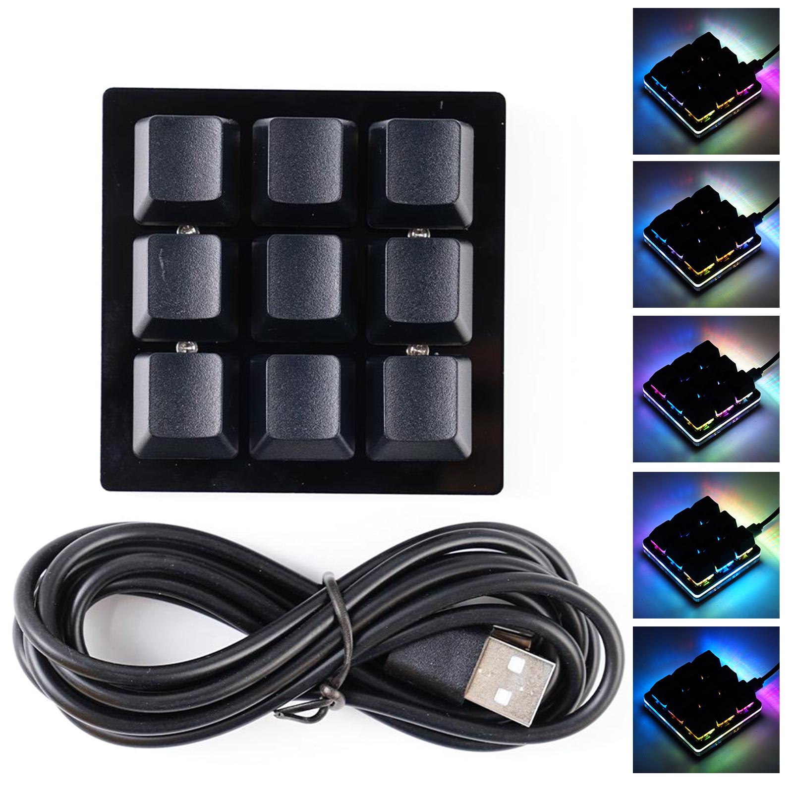 9 Keys Black Keypad Mini Keyboard Copy Paste Custom Key Key Password ... 9 Keys Black Keypad Mini Keyboard Copy Paste Custom Key Key Password ...