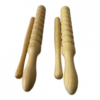 YYTraditional เครื่องดนตรีไม้ Claves ปรับแต่ง Handmade Clave Wood ...