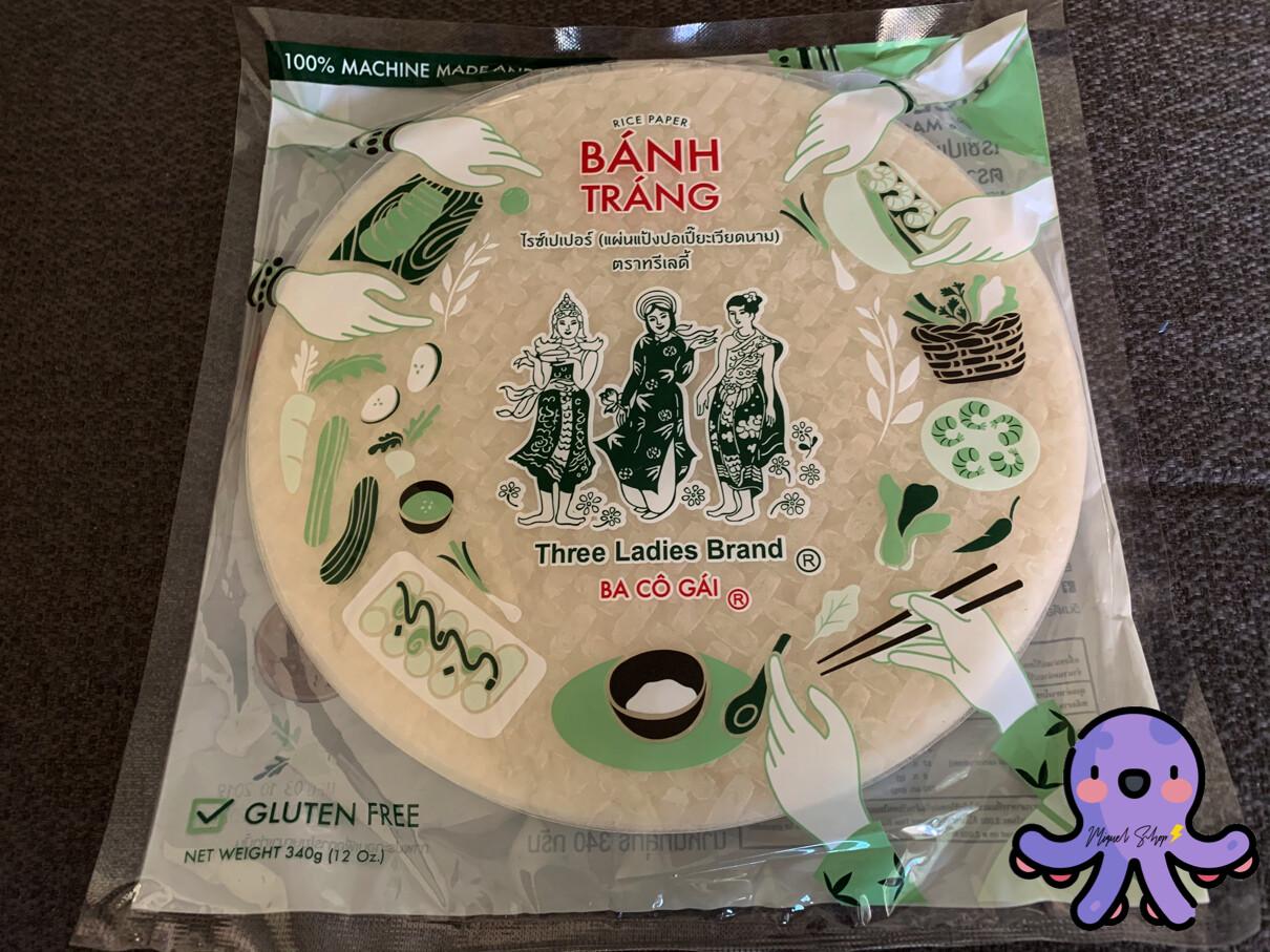 THREE LADY Rice Paper (Circle) Size 340g. - Miguel ShopZ - ThaiPick