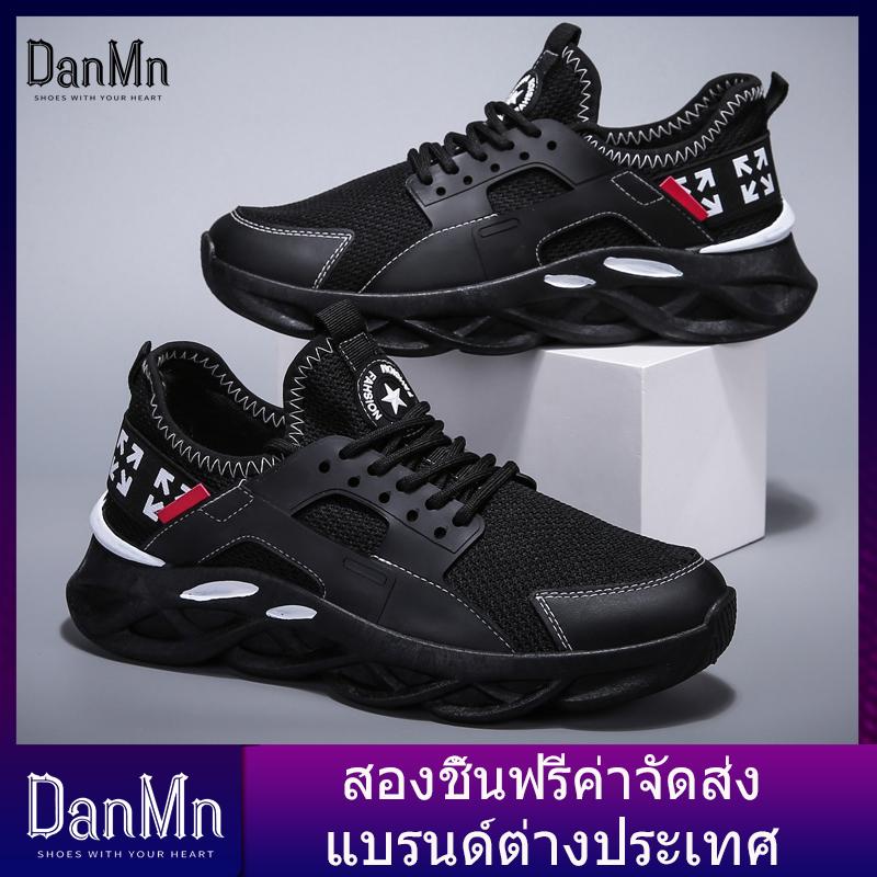 DanMn ใหม่ผู้ชายรองเท้าผ้าใบลำลองผู้ชายรองเท้าวิ่งเดินขี้เกียจรองเท้า ...