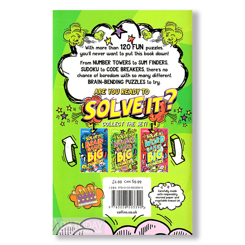 SOLVE IT NUMBER GAMES FOR BIG THINKERS BY DKTODAY - DKTODAY ดวงกมลสมัย - ThaiPick