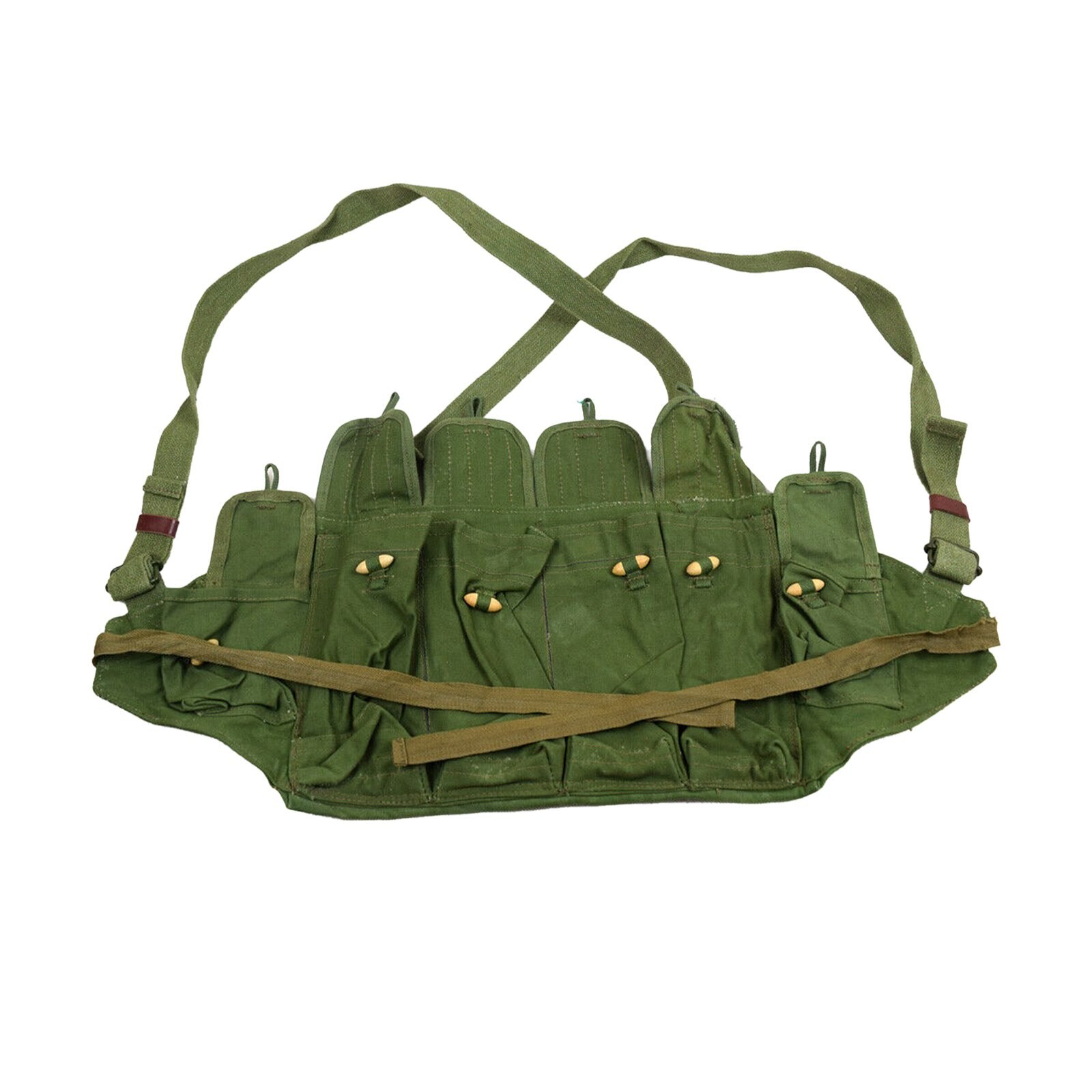Heavy Cotton Canvas Surplus Militray Chinese Type 81 Chest Rig Ammo ...