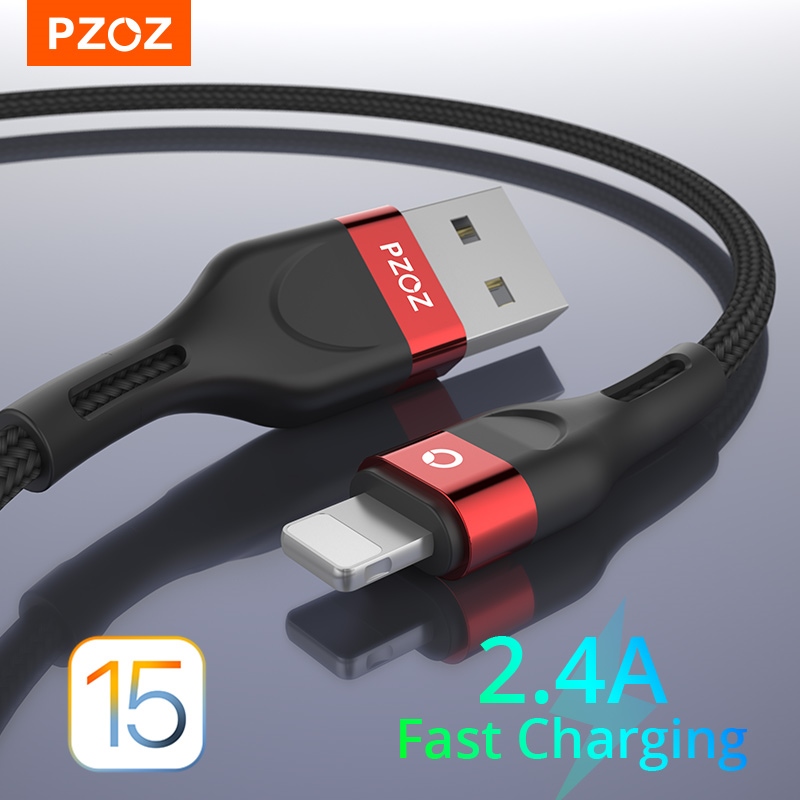 PZOZ USB Cable For iPhone 13 12 11 Pro Max SE X XS 8 7 6 6s Plus 5 5S ...