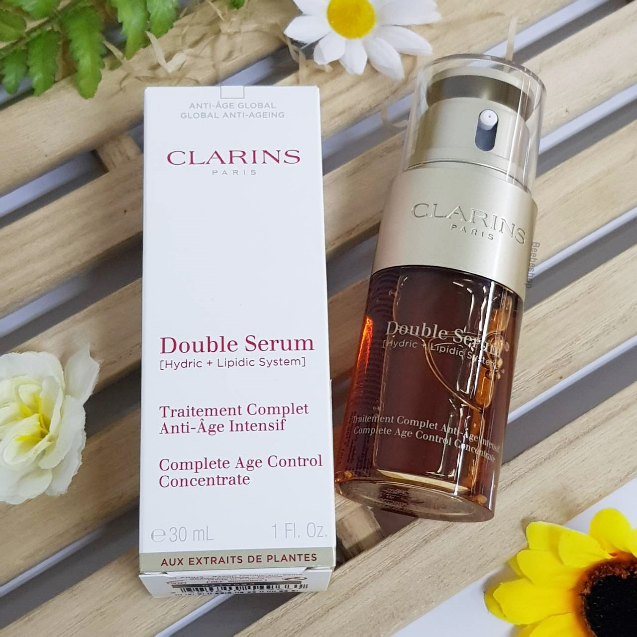 Clarins Double Serum Complete Age Control 30ml เซรั่มต่อต้านความร่วงโรยอันดับ 1 ผลิต 042021 ...
