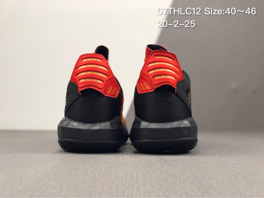 Adidas DAME 6 Basketball Shoes Black Orange Jogging shoes shoes for men ...